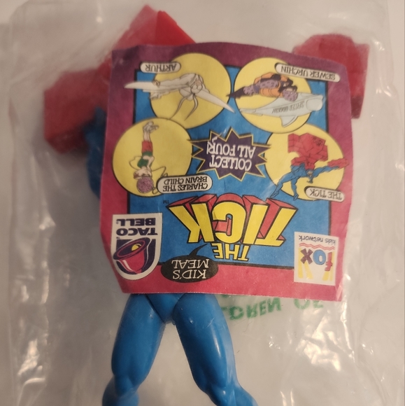 Applause | Toys | Taco Bell Kids Meal Toy The Tick Cartoon Balancing ...